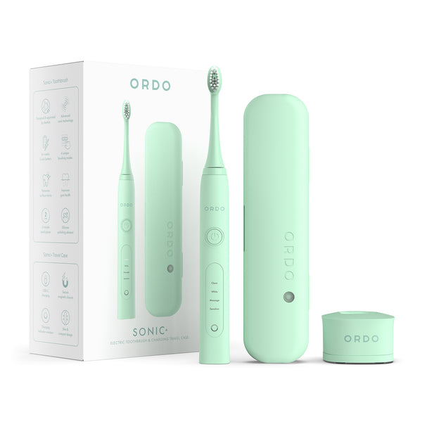 Ordo Sonic+ Electric Toothbrush & Charging Travel Case - Mint Green ...