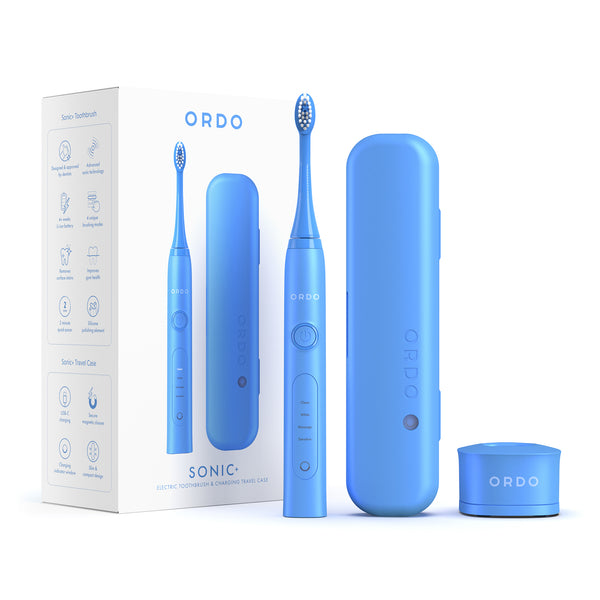 Ordo Sonic+ Electric Toothbrush & Charging Travel Case - Arctic Blue ...